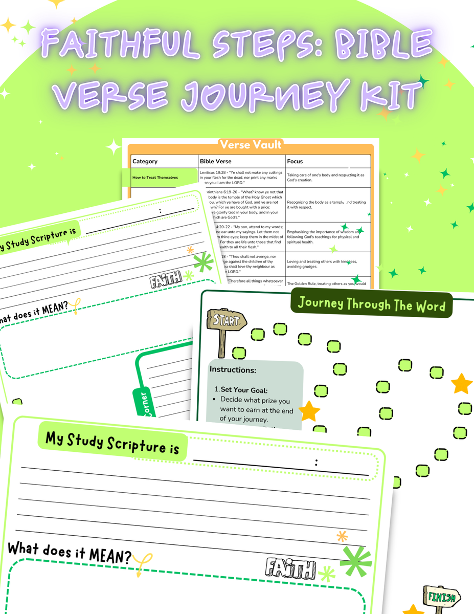 Faithful Steps: Bible Verse Journey Kit – Imagery Matters