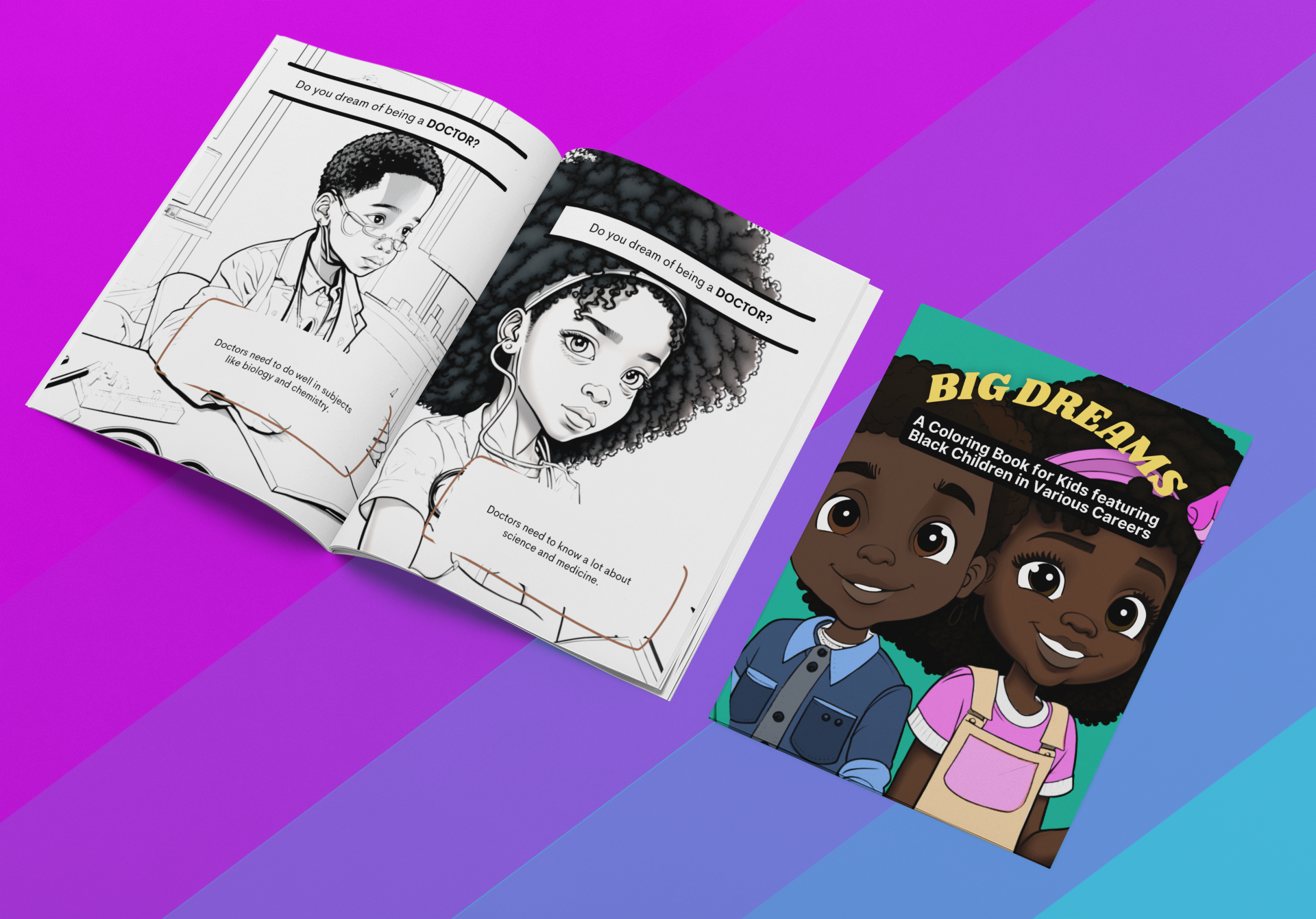 dream big coloring book